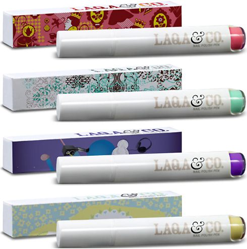 click and easy: laqa & co. nail polish pens | the glossarie